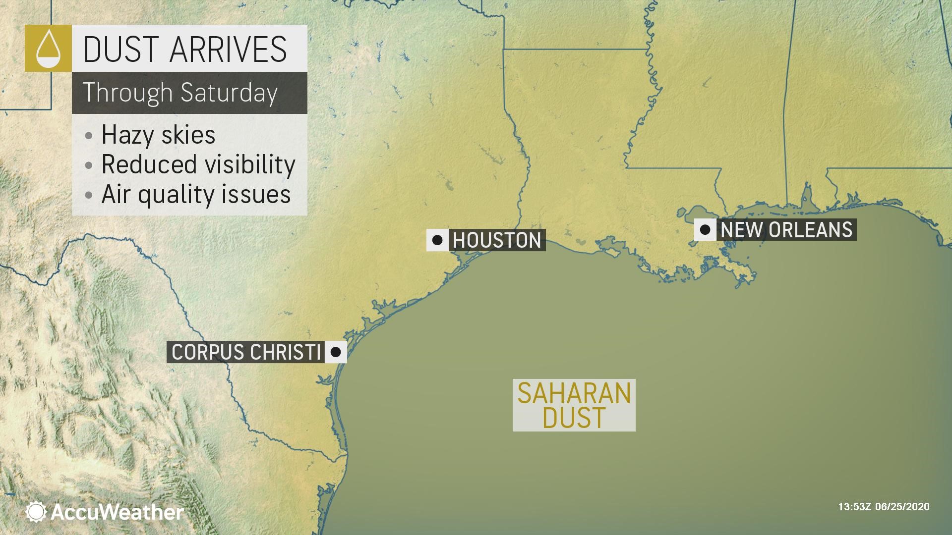 A huge Saharan dust cloud is approaching; here's when it will arrive in ...