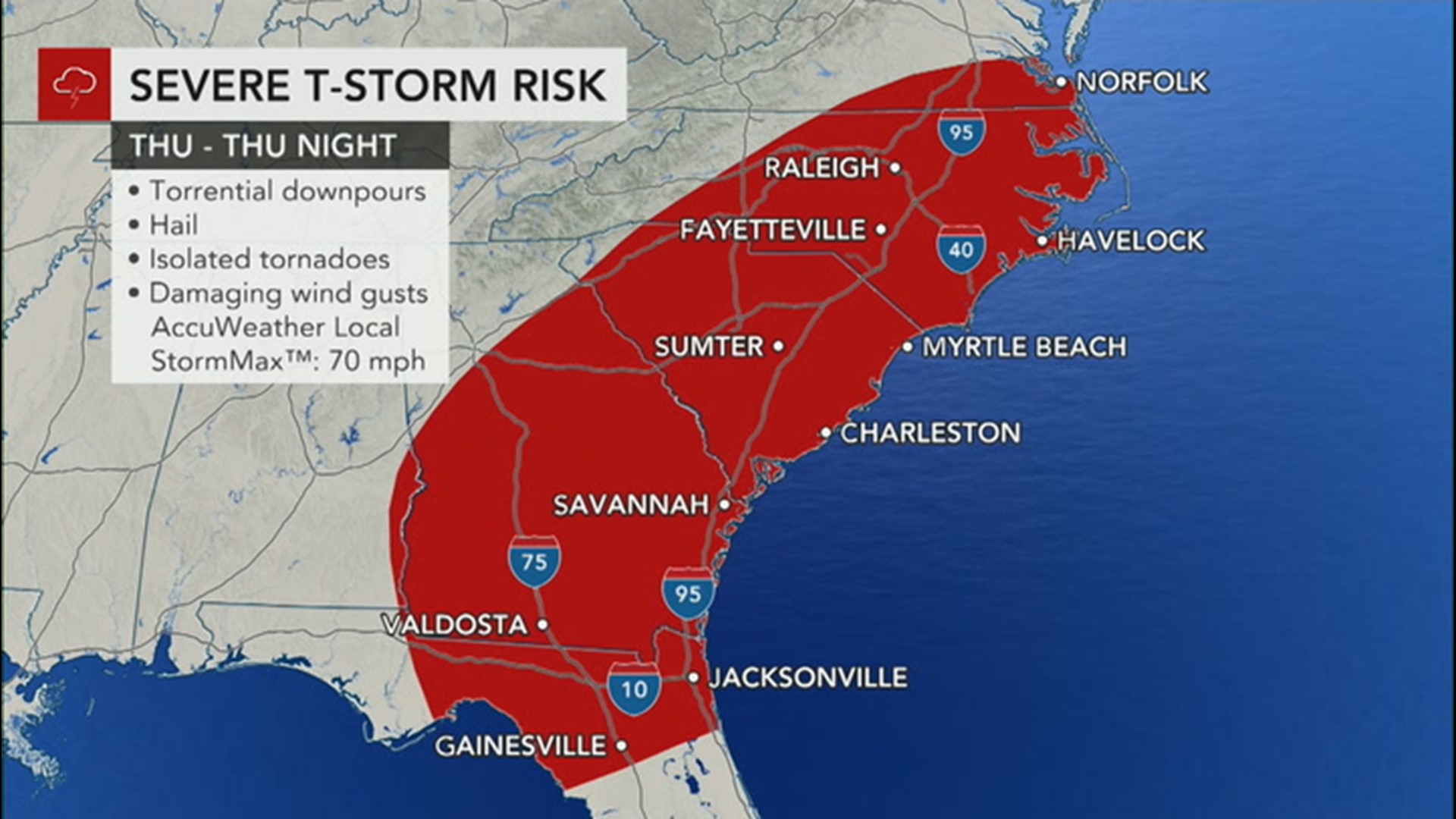 Multiday severe weather outbreak 'likely' | cbs8.com