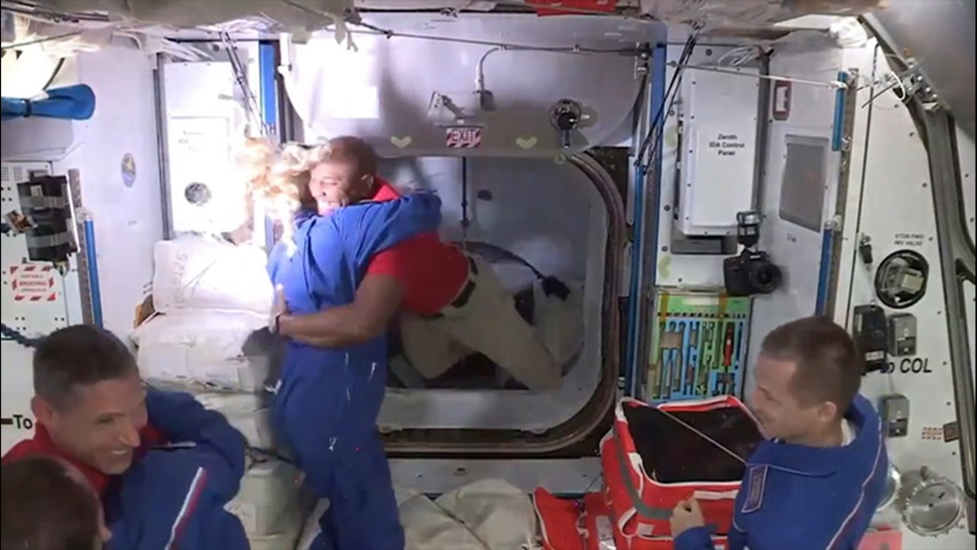 Astronauts arrive at the Space Station | cbs8.com