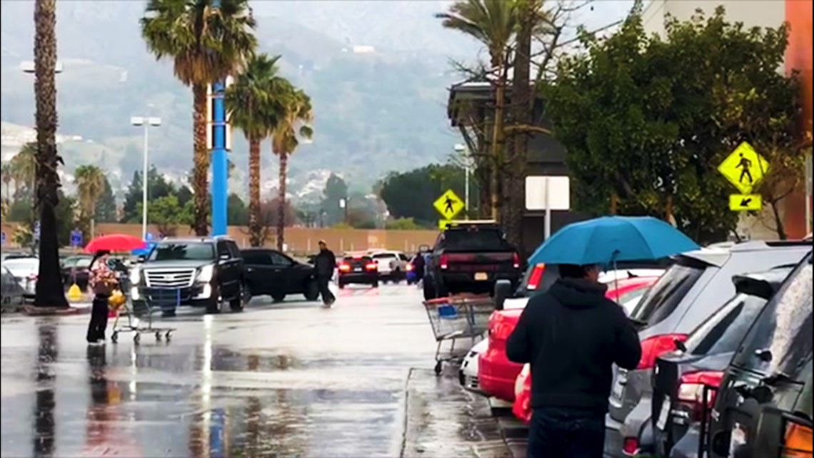 Hail and heavy rain hit Burbank | cbs8.com