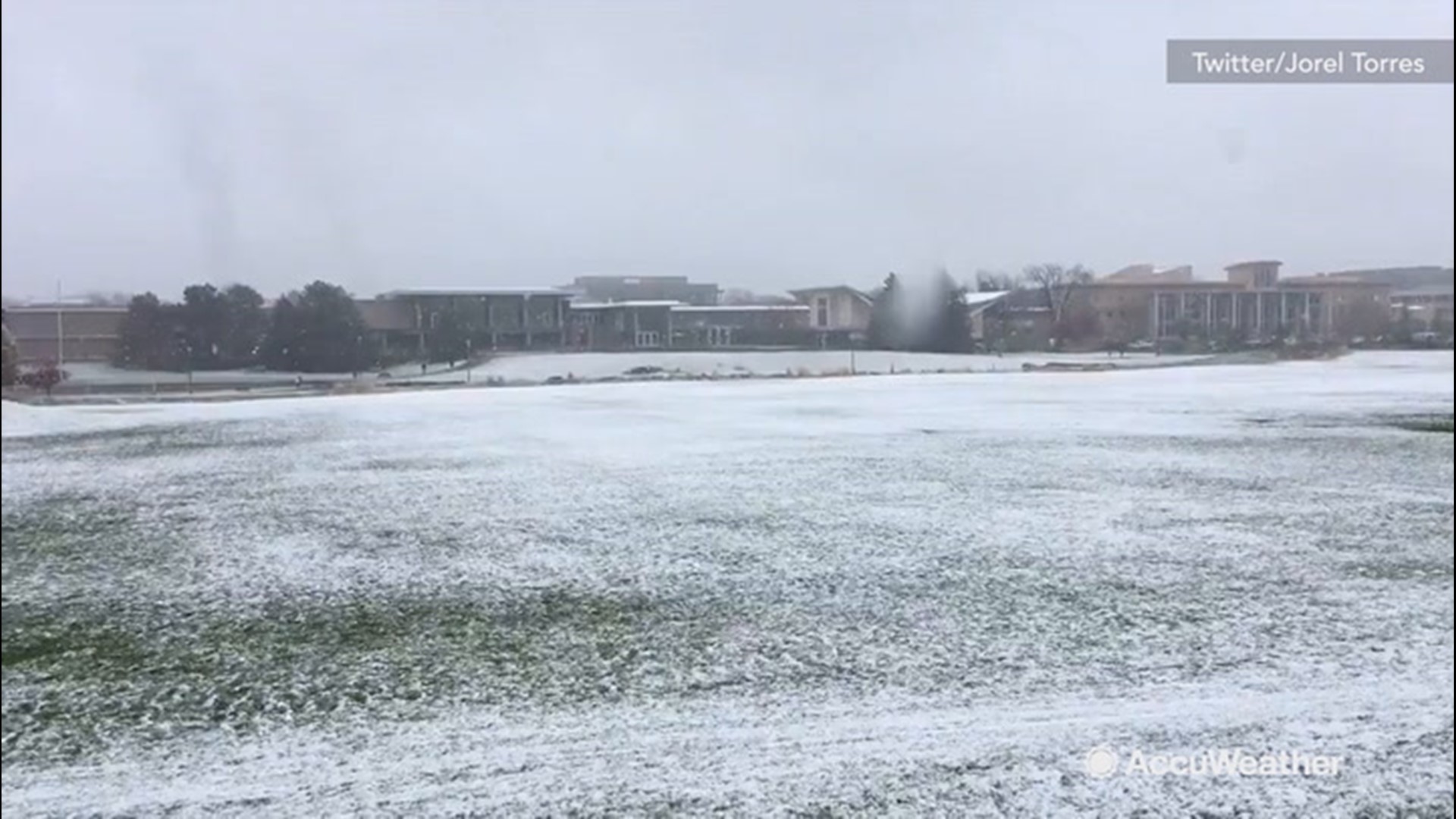 Colorado State main campus covered in snow | cbs8.com
