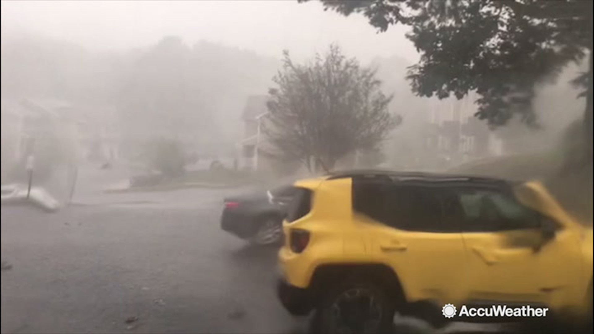 Hail and rain pelts State College | cbs8.com