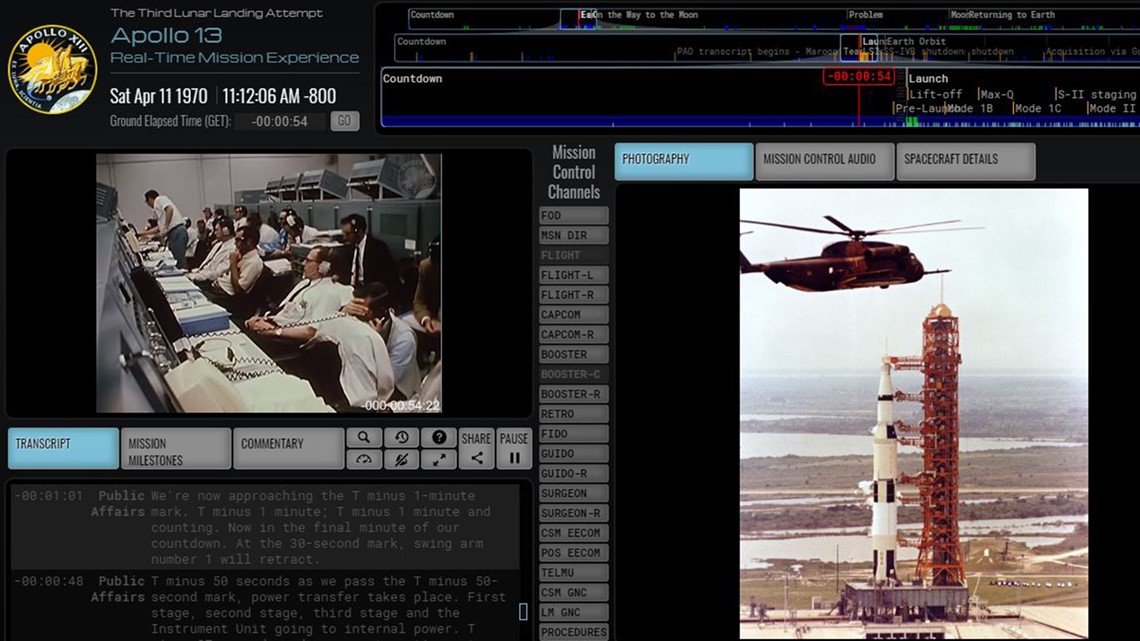 Apollo 13 anniversary: NASA lets you watch mission in real time | cbs8.com
