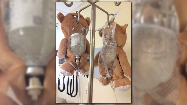 Girl with autoimmune disease creates 'Medi Teddy' bears that hide IV ...