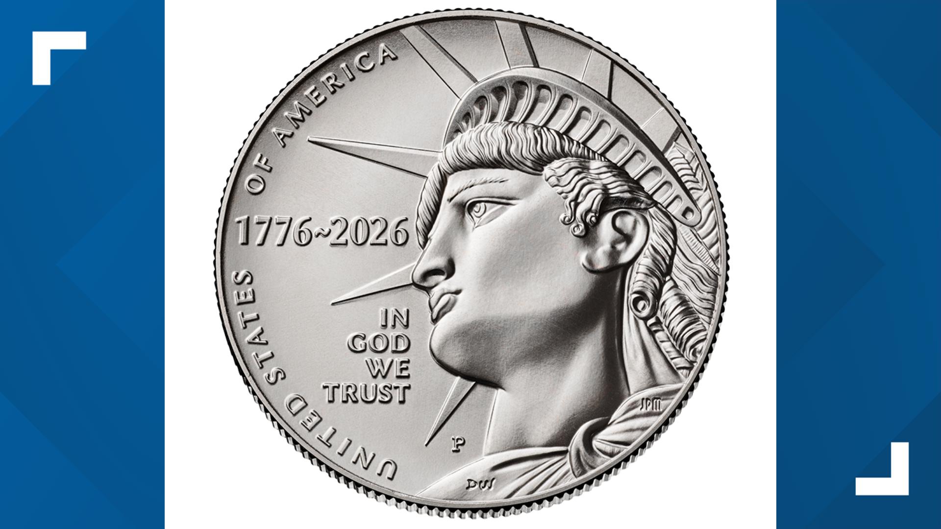 US Mint unveils new coins for America's 250th birthday | cbs8.com