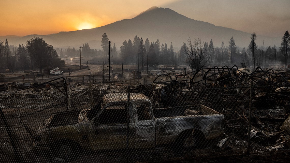 Weed, California faces Mill Fire danger | cbs8.com