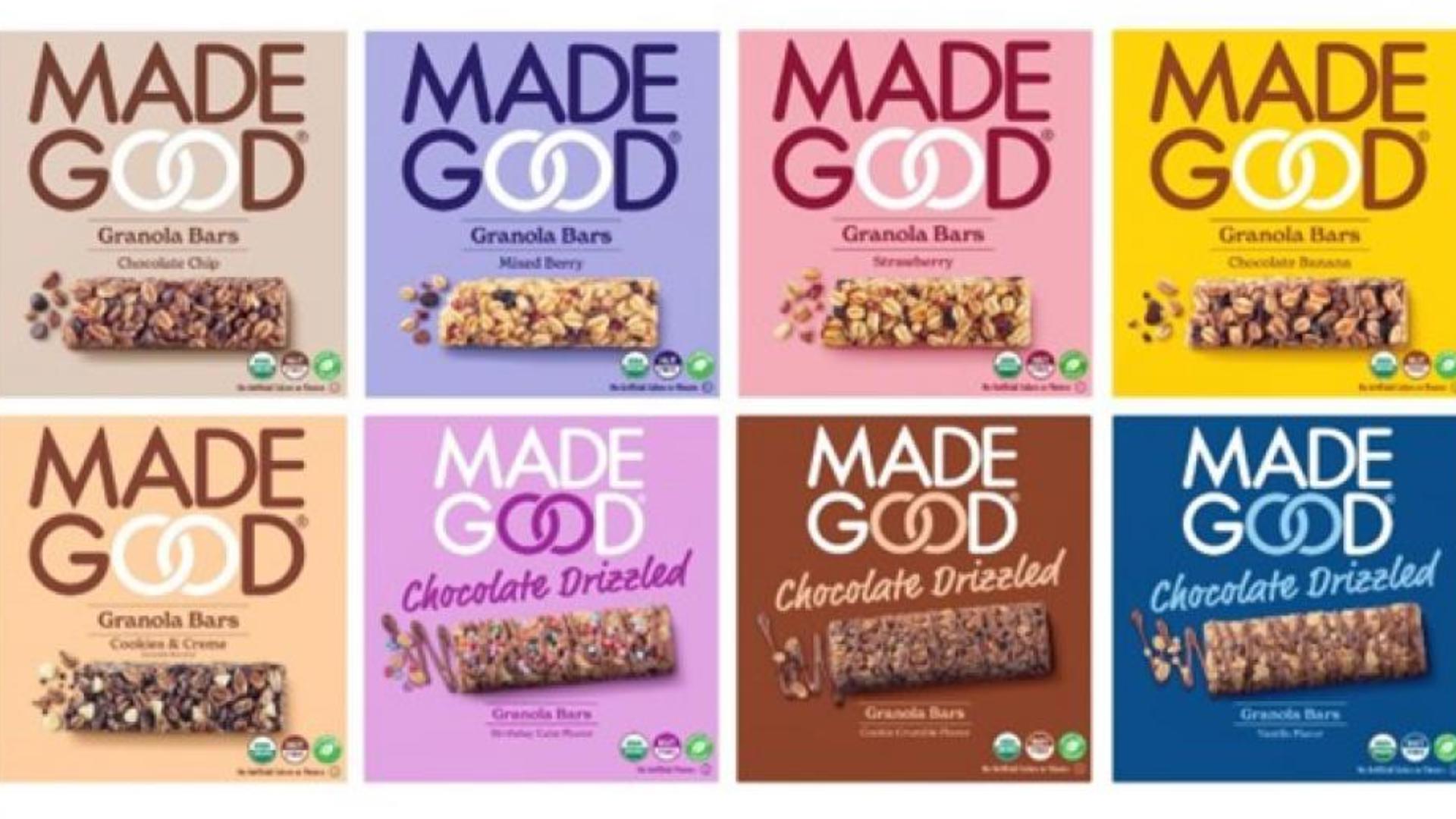 Granola bars recall: MadeGood granola bars may have metal piece in ...