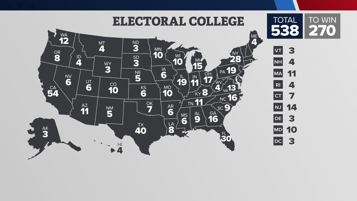 Here s How Many Electoral Votes California Has In 2024 Cbs8 Here s How Many Electoral Votes California Has In 2024 Cbs8