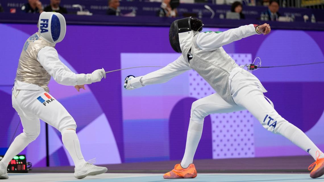 Why are fencers tethered at the Paris Olympics? | cbs8.com