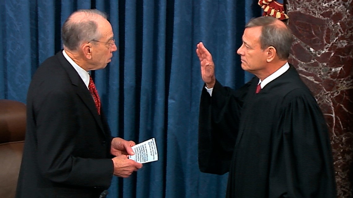 Pres. Trump's impeachment trial begins with senators taking oath | cbs8.com