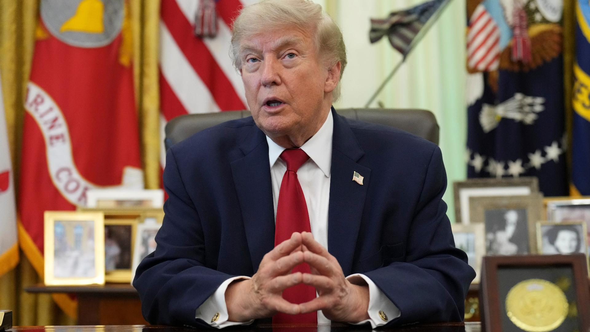 Trump announces midterm convention for Republicans in Dallas in ...