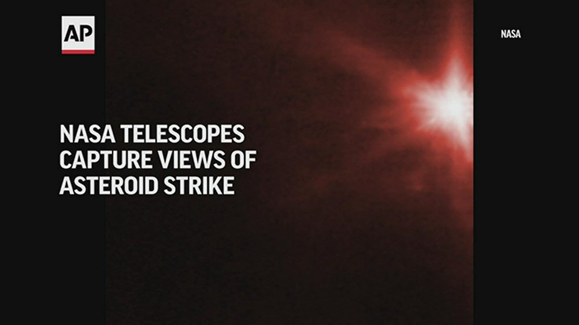 NASA telescopes capture views of asteroid strike | cbs8.com