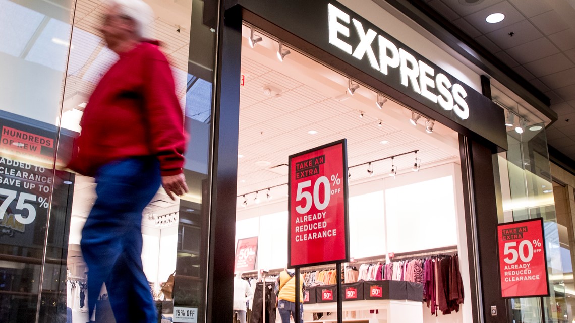 Express store closings list: Retailer shuttering 95 locations | cbs8.com