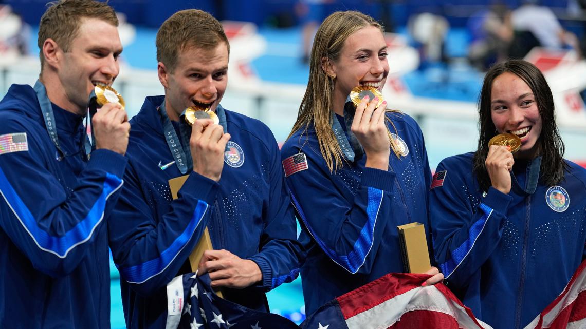 Medal count: Saturday was USA's most medals in 1 day since 1988 | cbs8.com