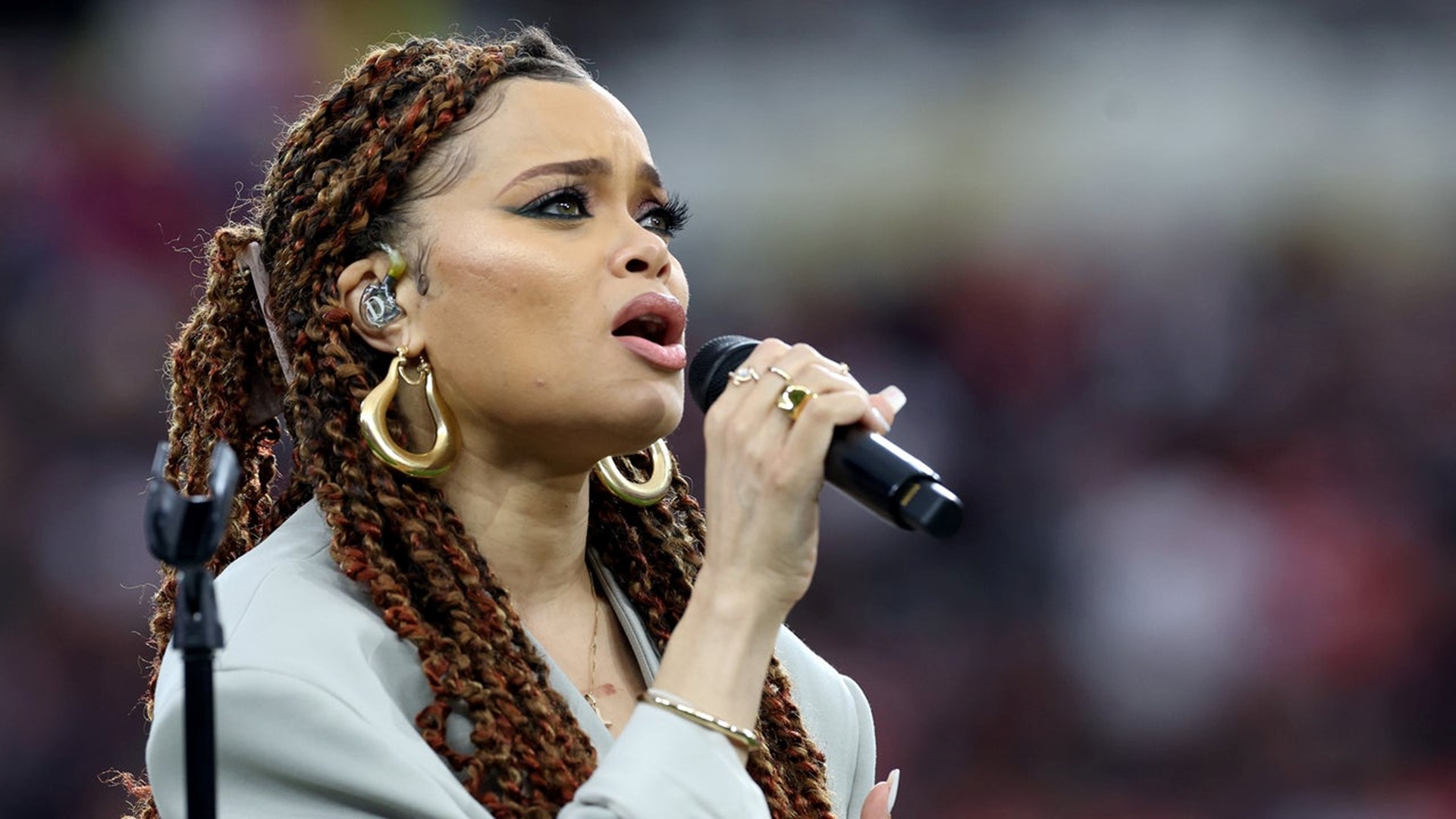 Andra Day Sings 'Lift Every Voice and Sing' at Super Bowl LVIII | cbs8.com