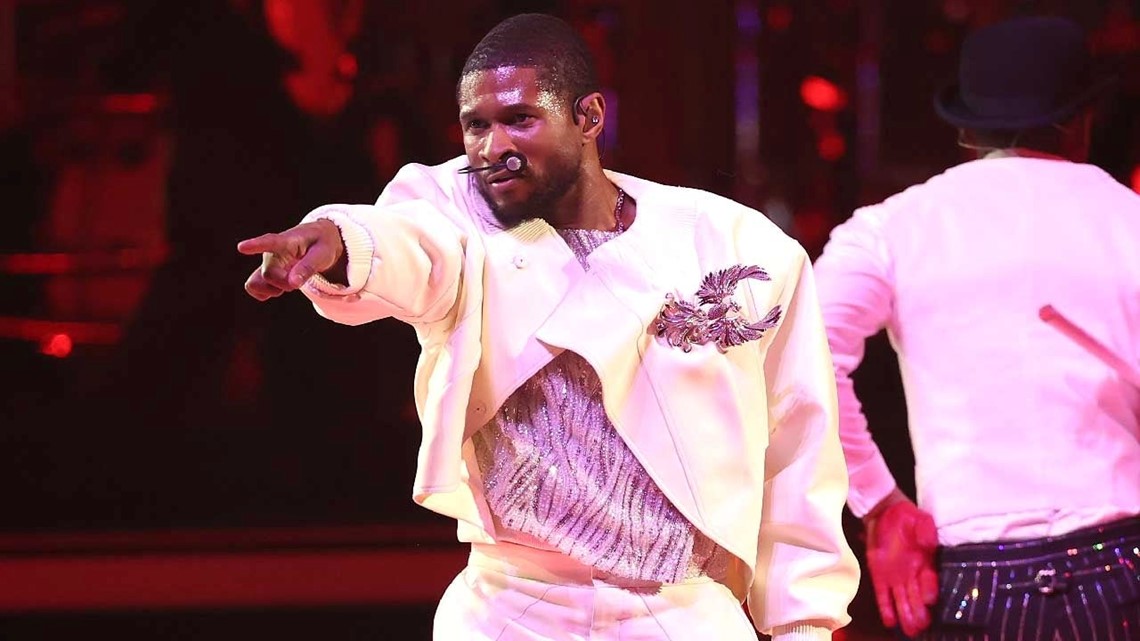 Usher Pulls Out All the Stops for Epic Super Bowl Halftime Performance ...