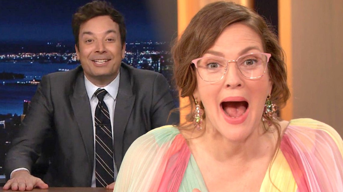 Drew Barrymore Gets a Birthday Surprise From Jimmy Fallon (Exclusive ...