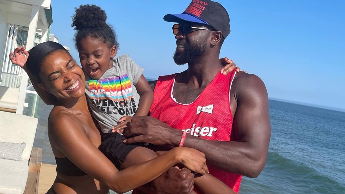 Gabrielle Union and Dwyane Wade Share Sweet Photos From Beach Vacation With Daughter Kaavia ...