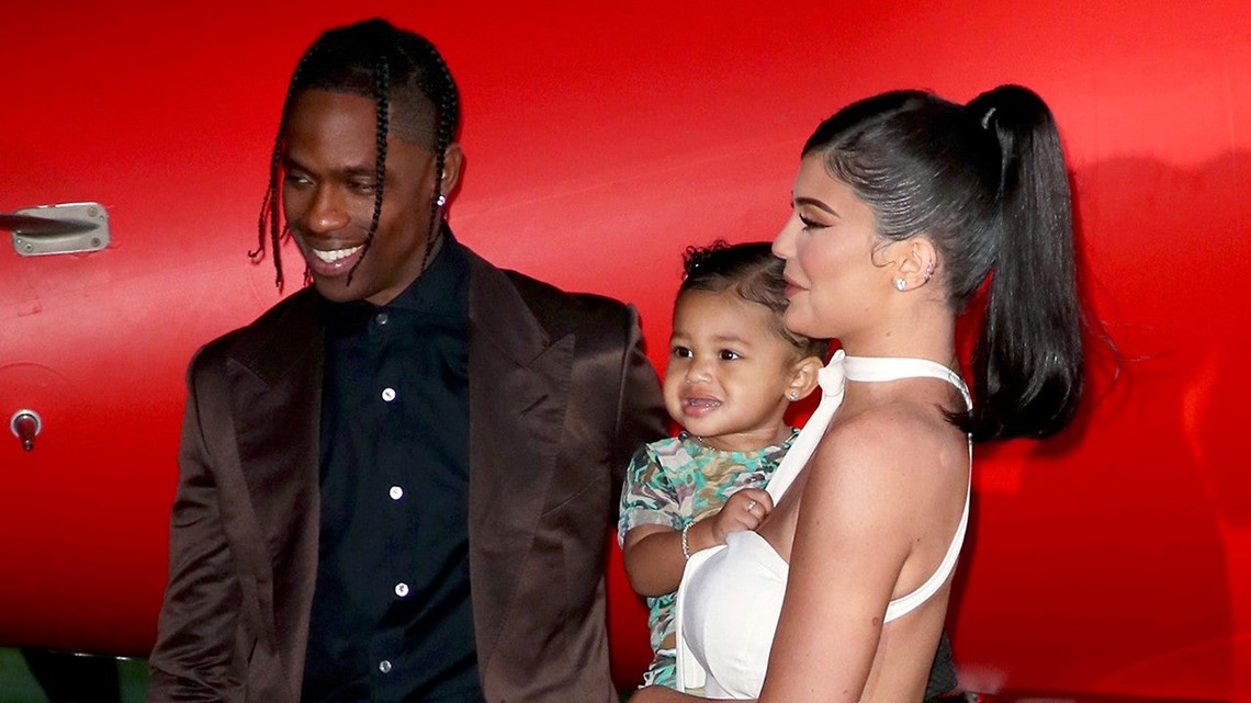 Travis Scott and Daughter Stormi Have Matching Hairstyles on Family ...