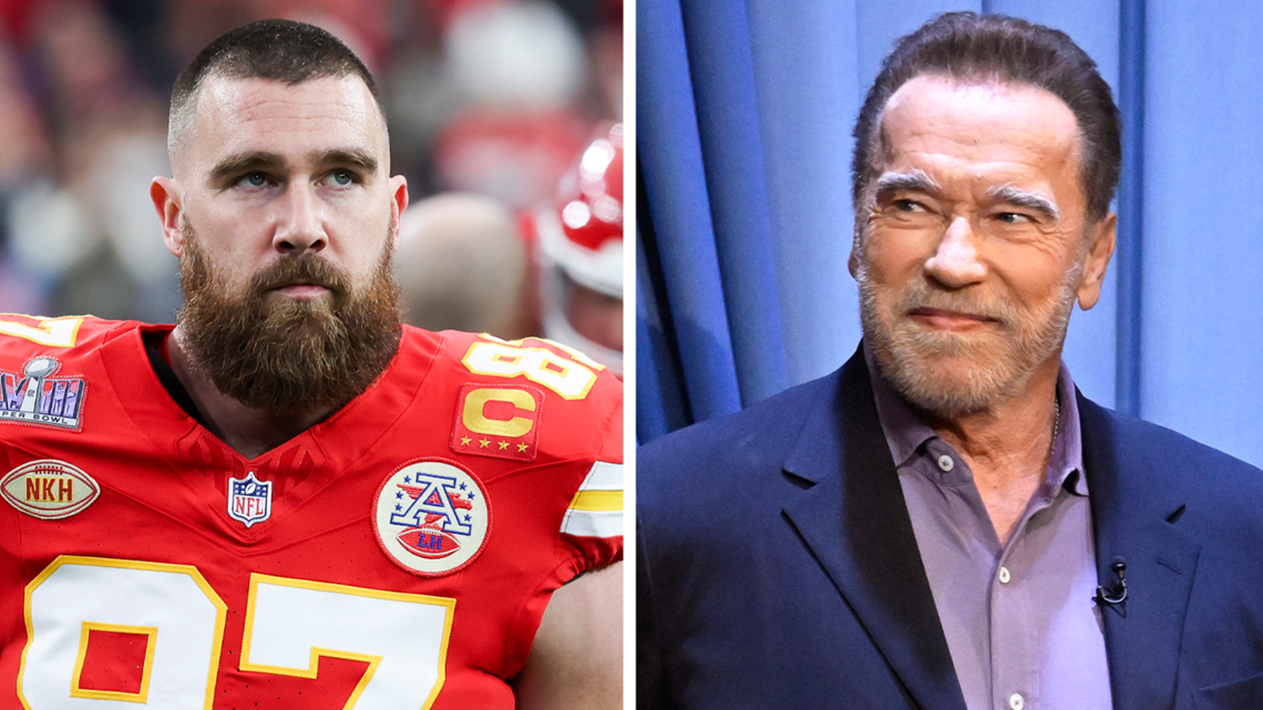 Arnold Schwarzenegger Embarrasses Travis Kelce Over Past Dwayne 'The ...