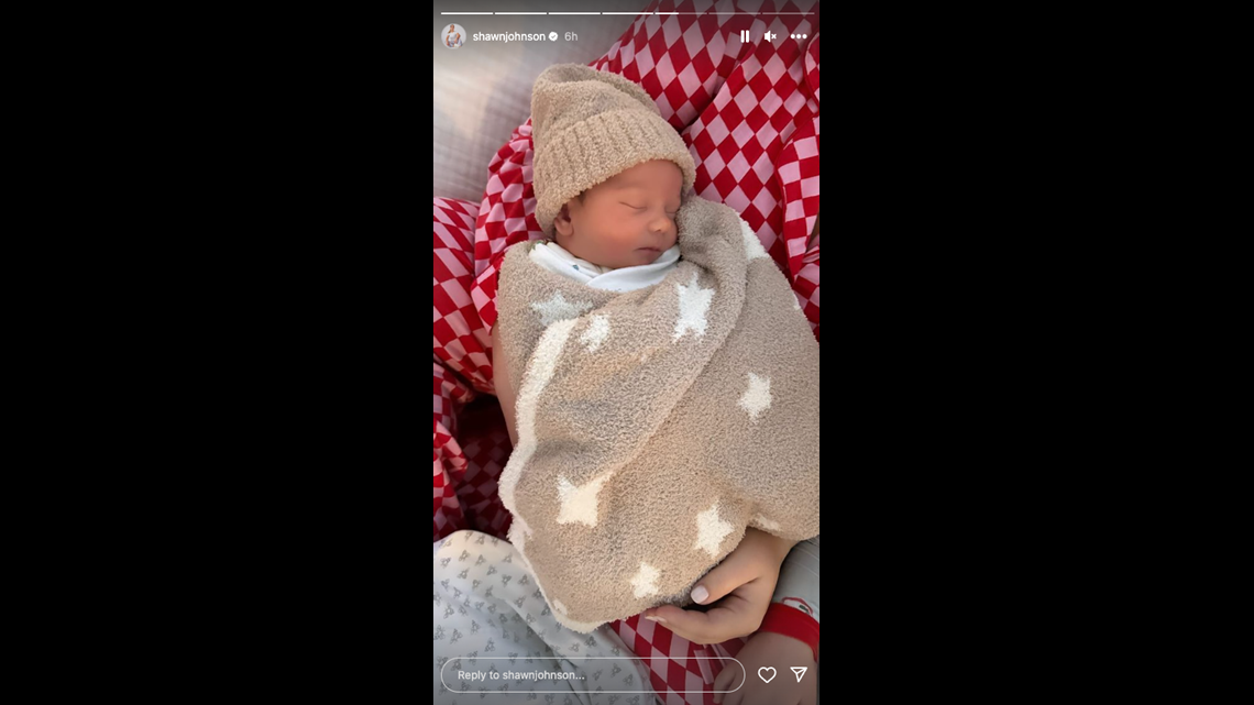 Shawn Johnson Shares First Photos of Baby No. 3 and They're Bear-y Cute ...