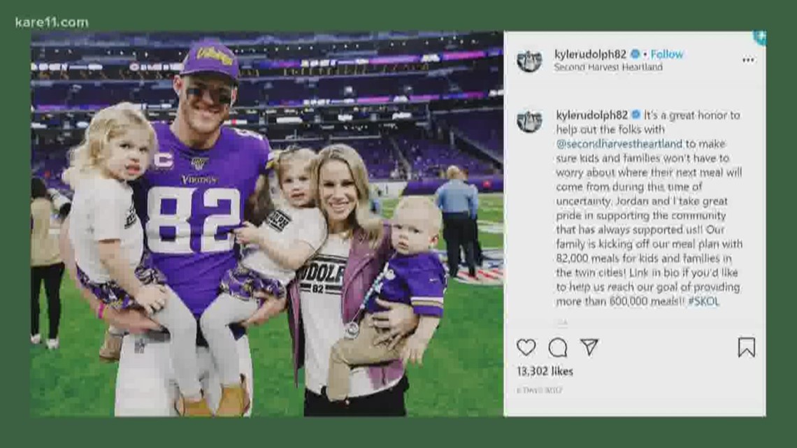 Digital Dive: Kyle and Jordan Rudolph donate meals to Minnesotans ...