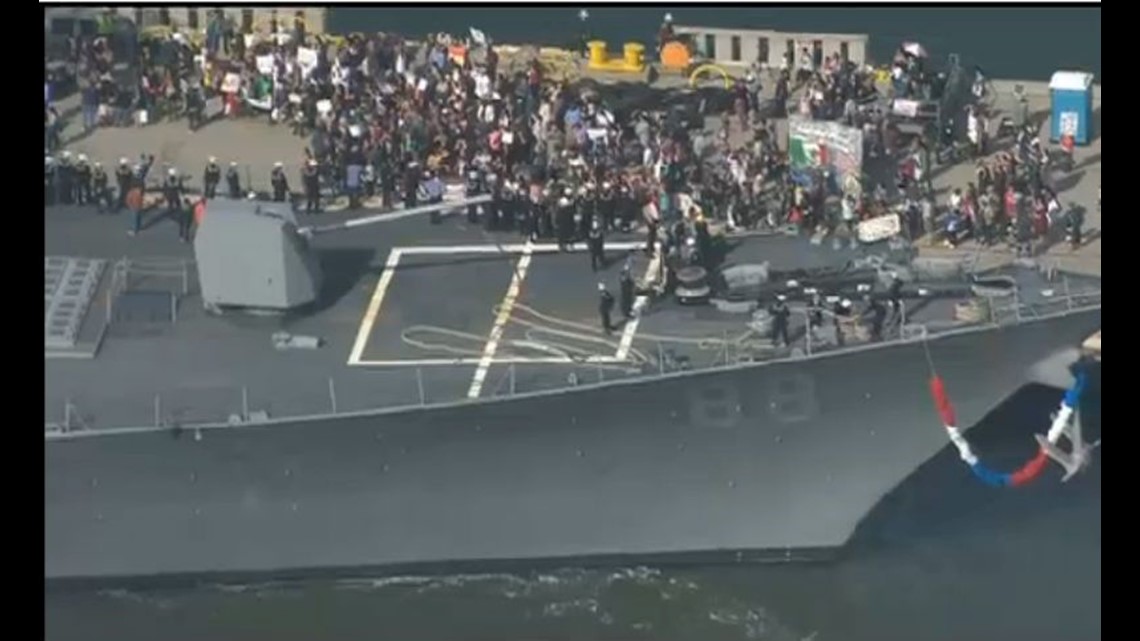 USS Preble returns after 7-month deployment | cbs8.com