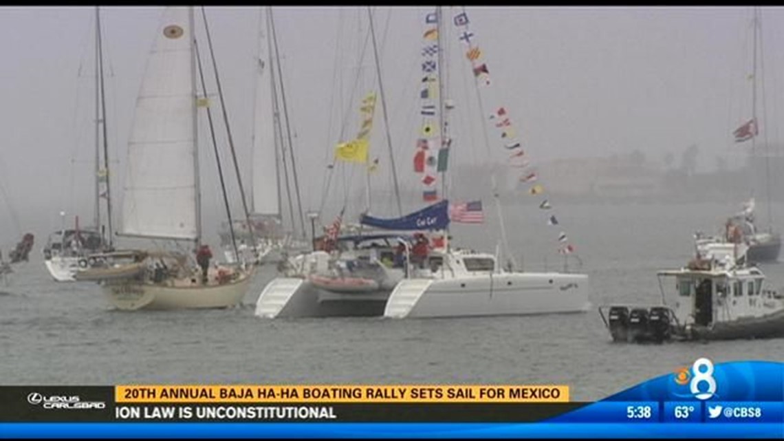 20th annual Baja Ha-Ha boating rally sets sail for Mexico | cbs8.com