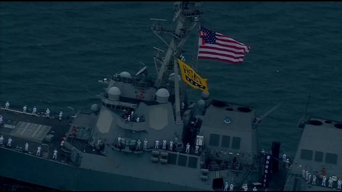 USS Dewey and Sterett return to San Diego after deployment | cbs8.com