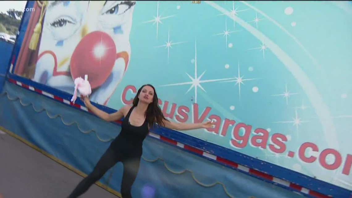 Jenny Milkowski goes to the circus | cbs8.com