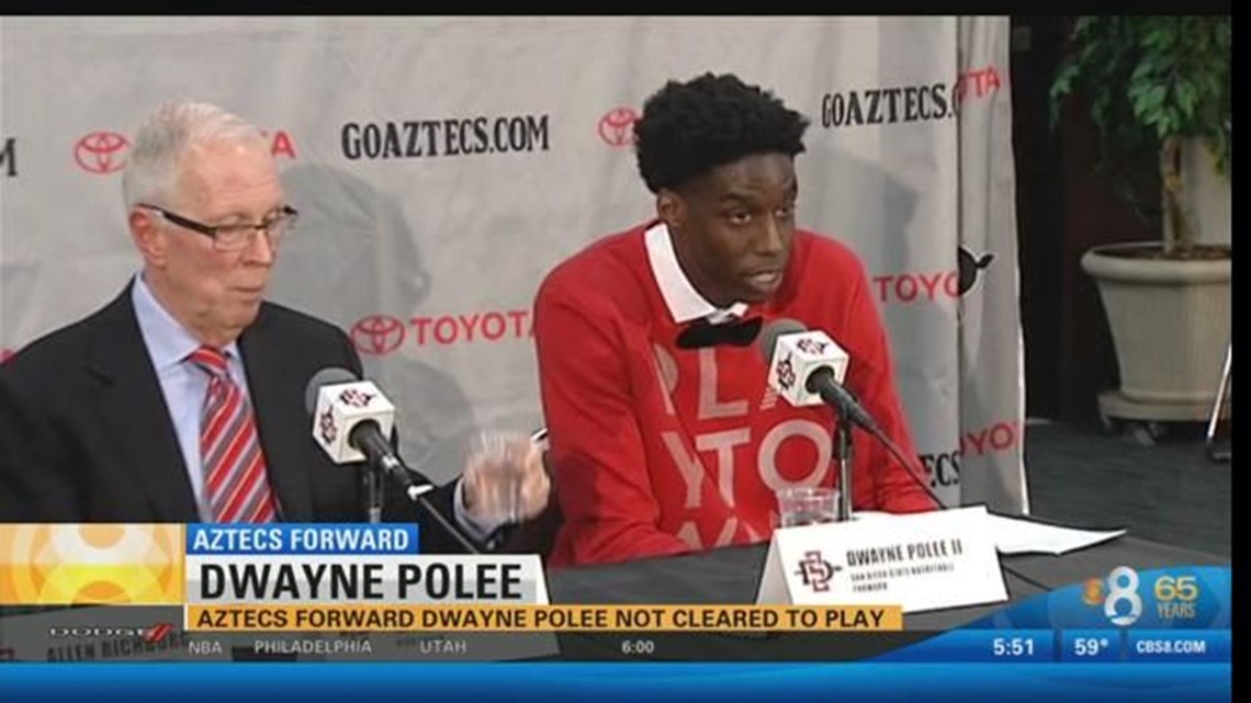 Dwayne Polee not cleared to play, practice | cbs8.com