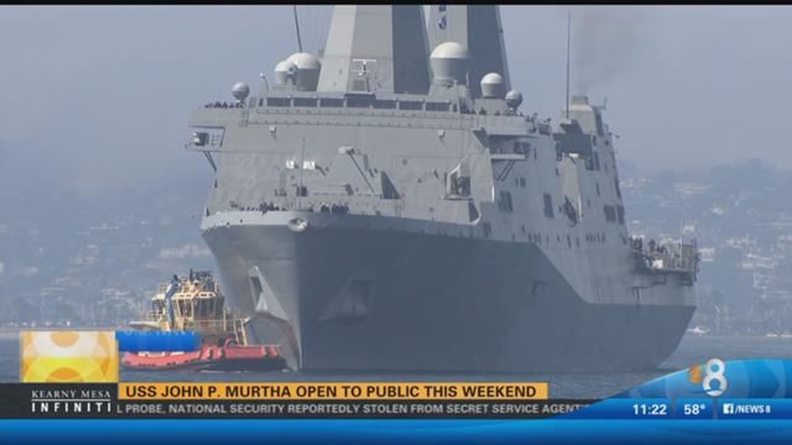 USS John P. Murtha open to the public this weekend | cbs8.com