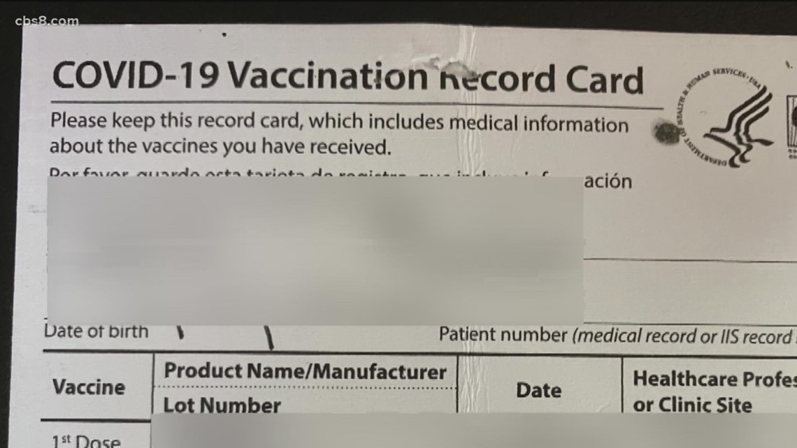 Counterfeit COVID vaccine cards pose a growing problem | cbs8.com