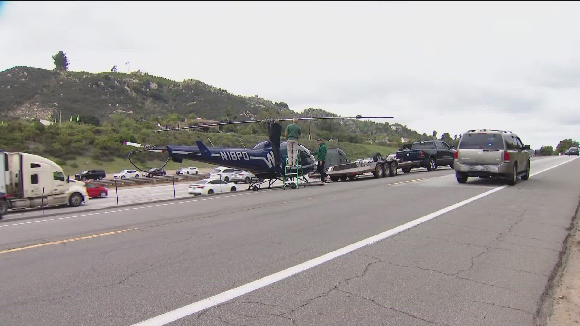 Helicopter emergency landing Escondido | cbs8.com