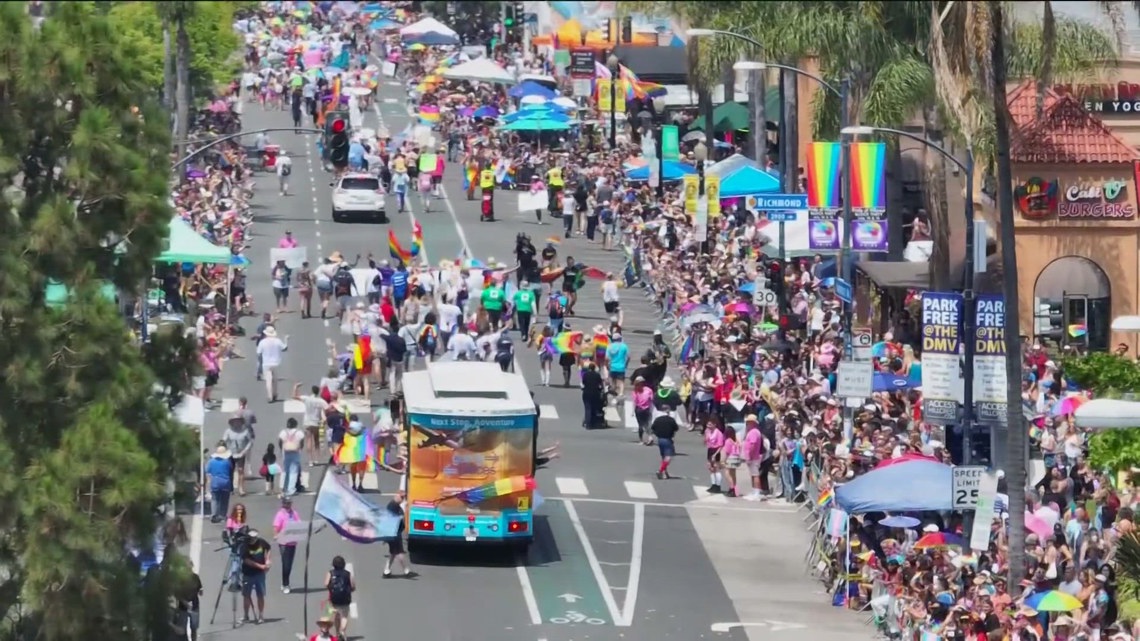 San Diego Pride floats | cbs8.com