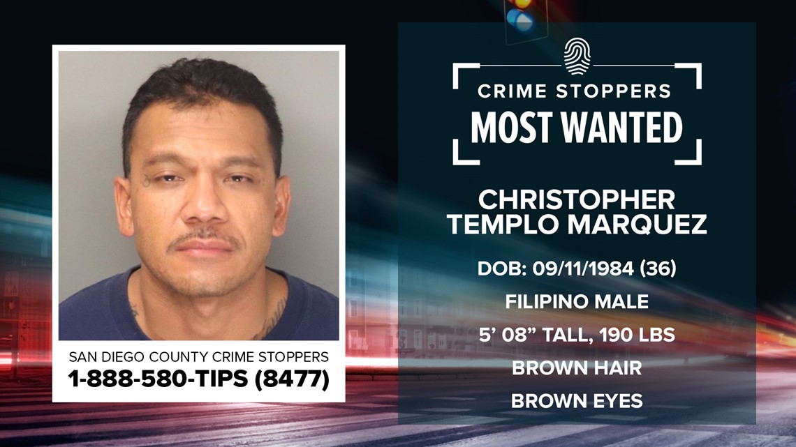 Wanted Christopher Templo Marquez | cbs8.com