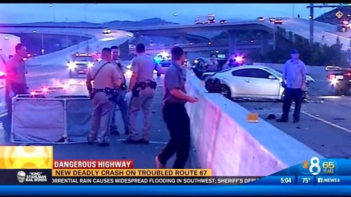 New deadly crash on troubled SR-67 | cbs8.com