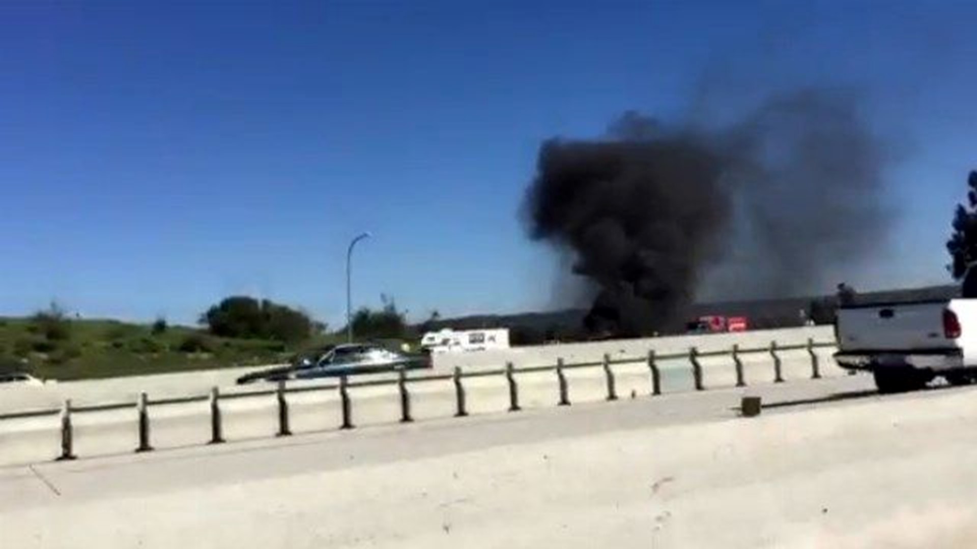 Multiple injuries in fiery multi-vehicle crash on I-15 | cbs8.com