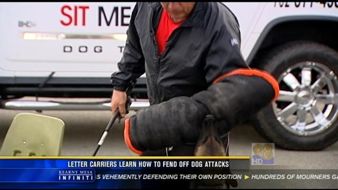 Local postal workers learn how to fend off dog attacks | cbs8.com