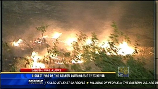 Arson determined to be cause of Eagle Fire | cbs8.com