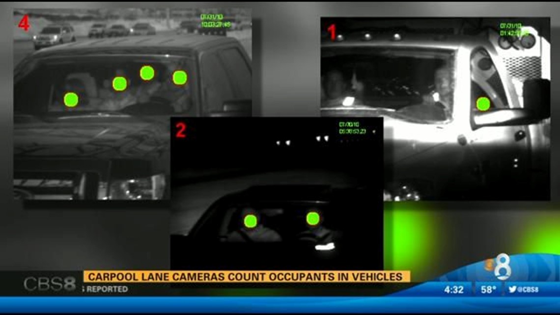 New camera spies carpool cheaters on Interstate 15 | cbs8.com