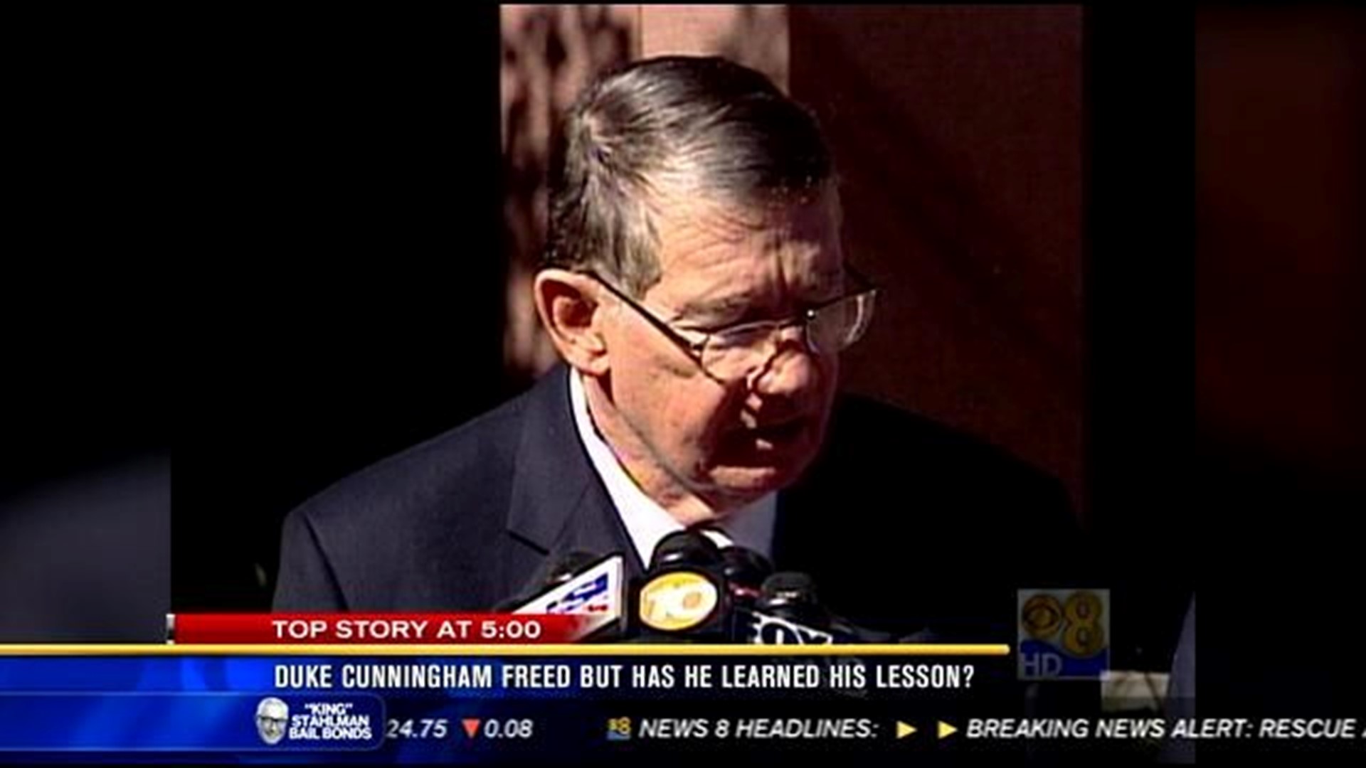 Duke Cunningham freed, but has he learned his lesson? | cbs8.com