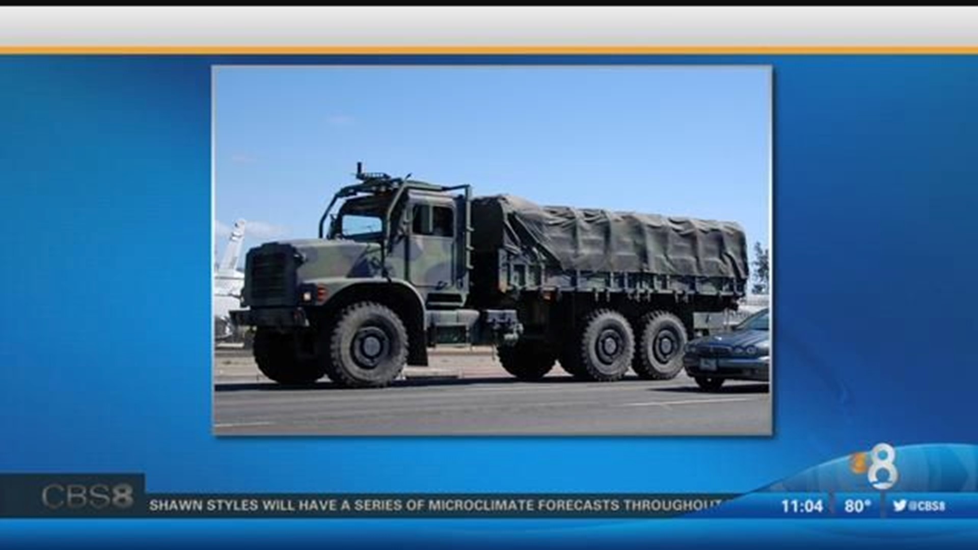 Camp Pendleton Marine dies and 18 injured in rollover accident | cbs8.com