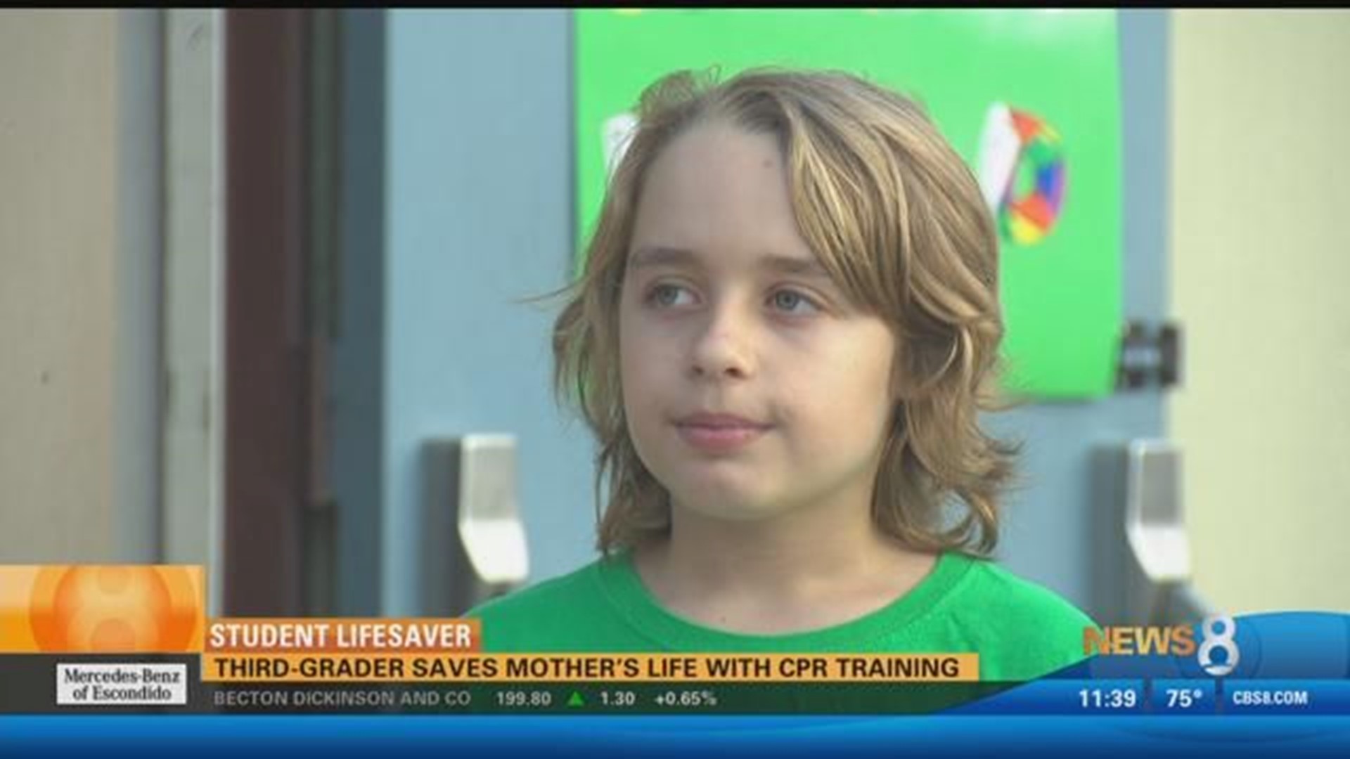Local Third Grader Saves Mothers Life With Cpr Training