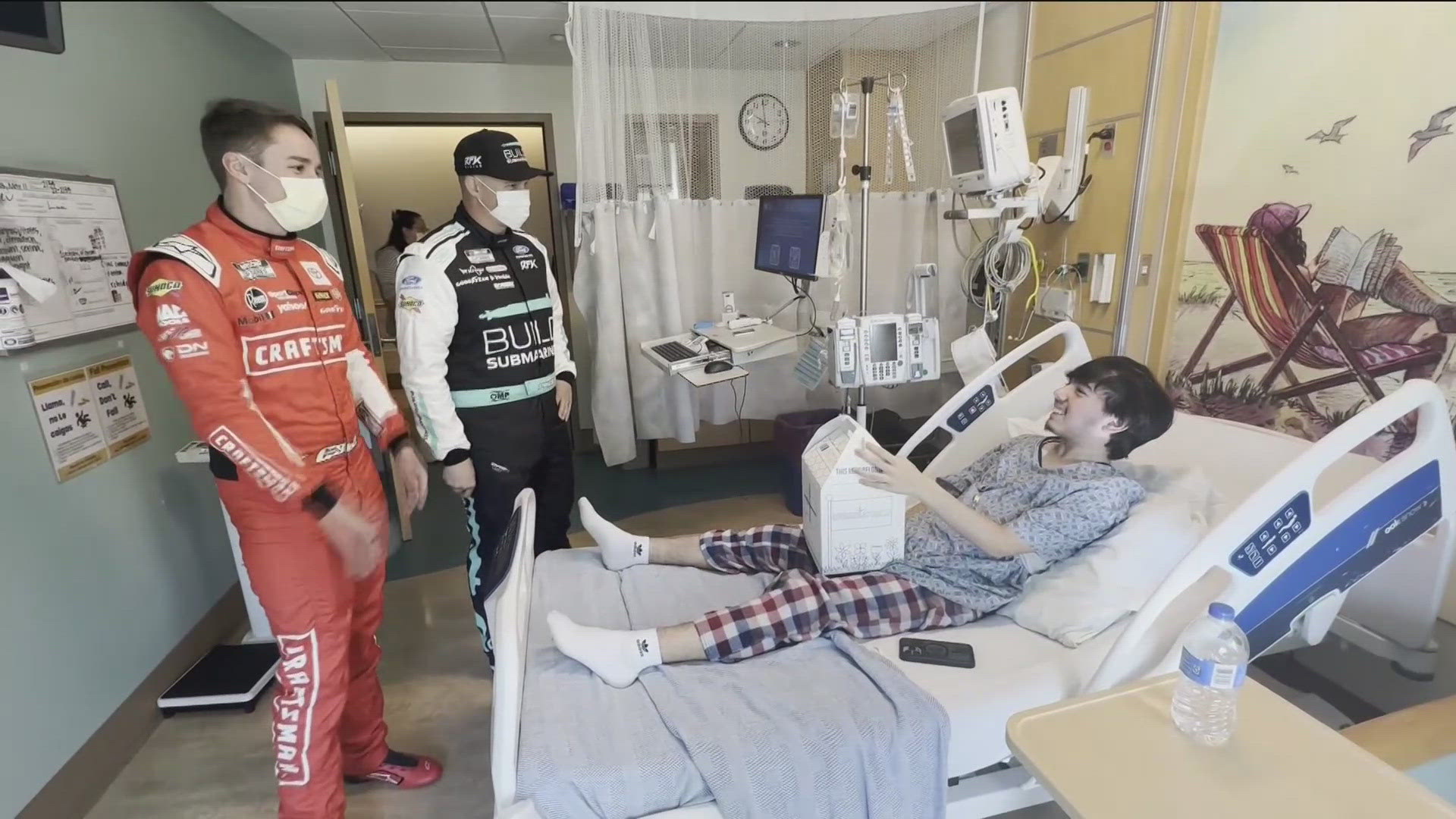 NASCAR drivers bring smiles to Rady Children’s Hospital ahead of ...