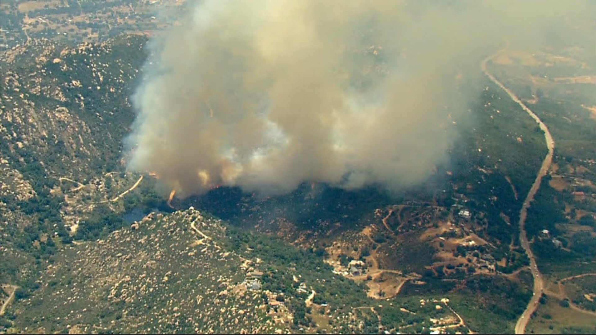 100-acre Skyline Fire near Jamul fully contained as of Sunday evening ...