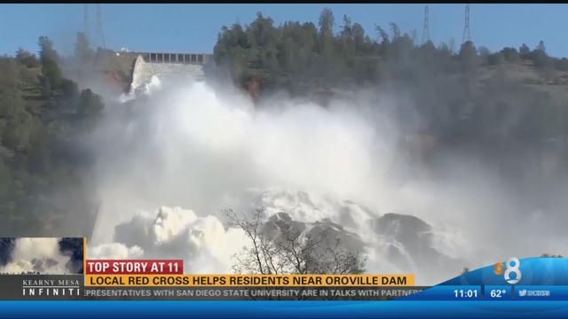 California officials rush to drain lake as new storms begin | cbs8.com