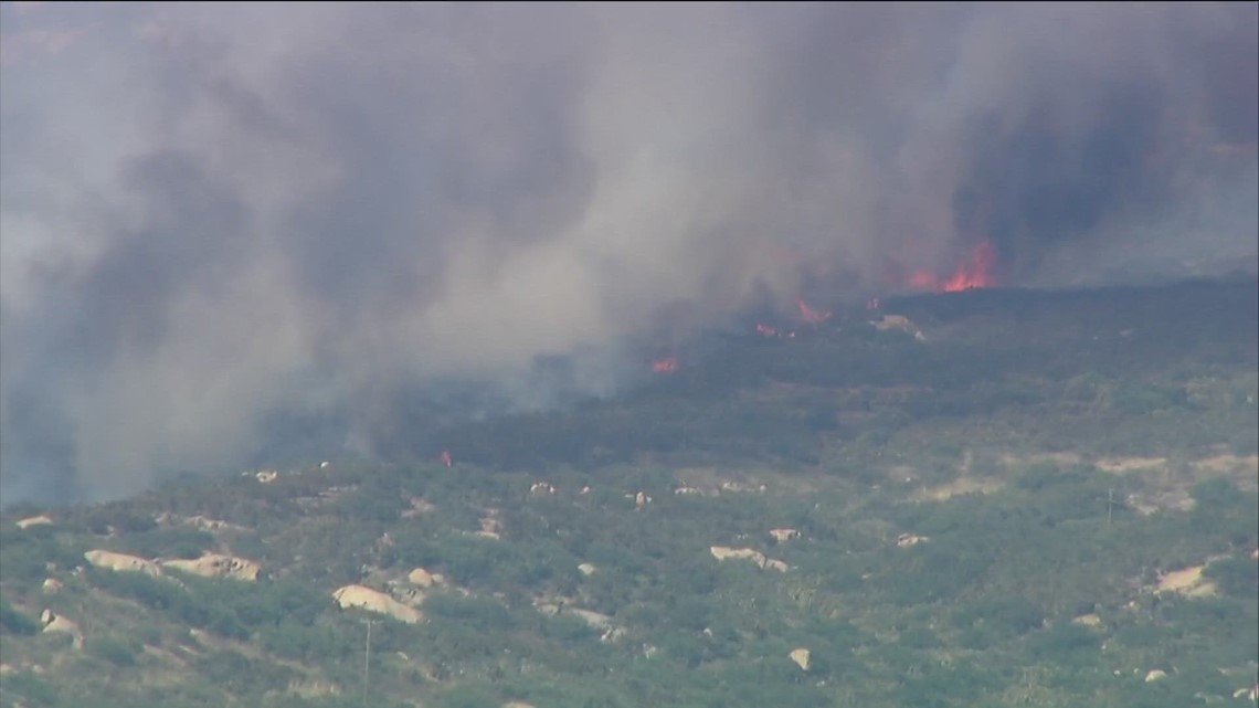 Brush fire burns 20 acres in Barona | cbs8.com