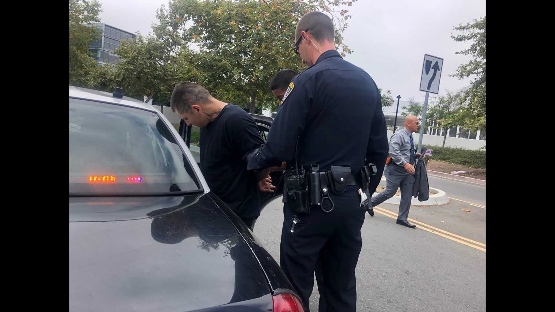 Man arrested after a stabbing on Greyhound bus near UCSD | cbs8.com