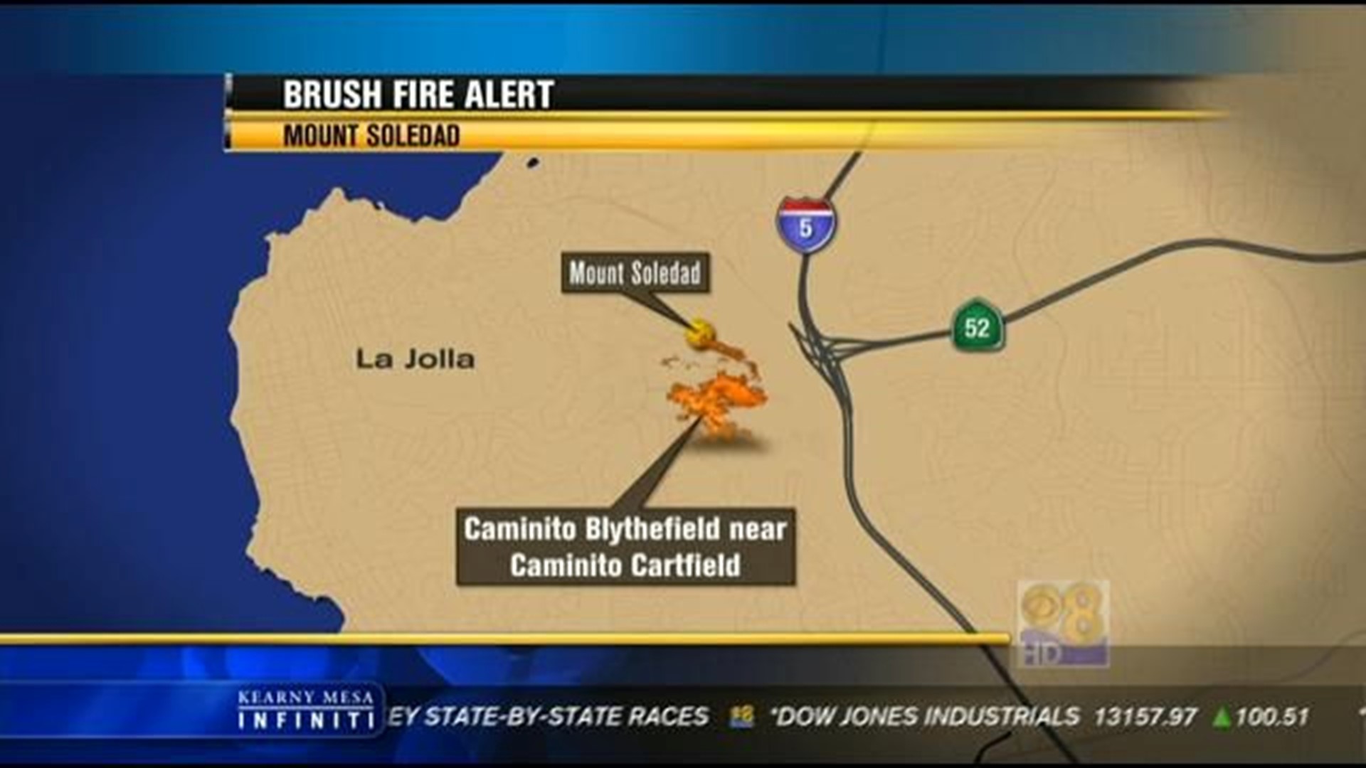 Fire on Mt. Soledad burns dangerously close to homes | cbs8.com